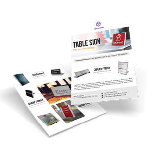 Table-brochure | Vista System