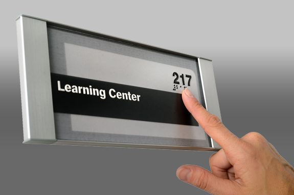 ada sign square | Vista System