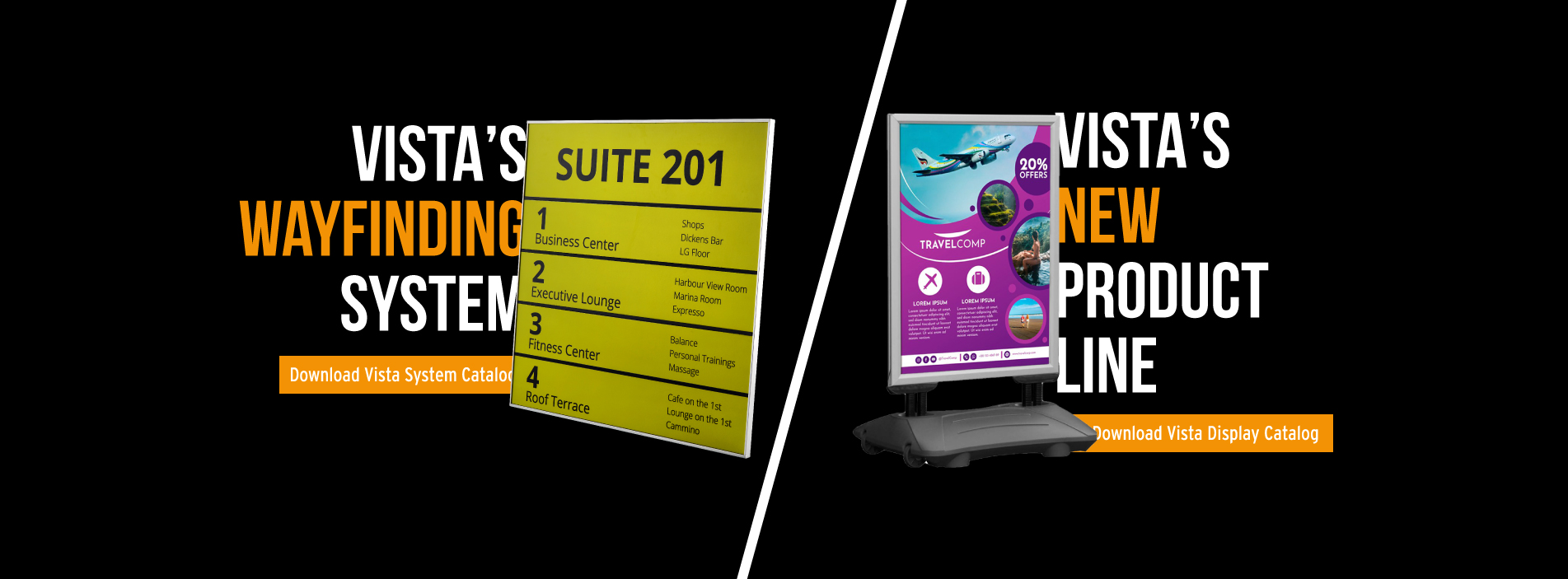Vista System - Business & Wayfinding Signage Your Clients Will Love